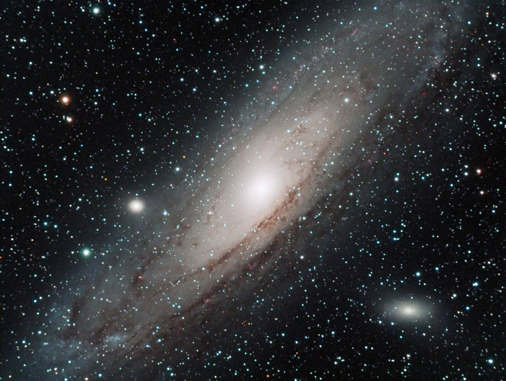 Messier 31, 32 and 110